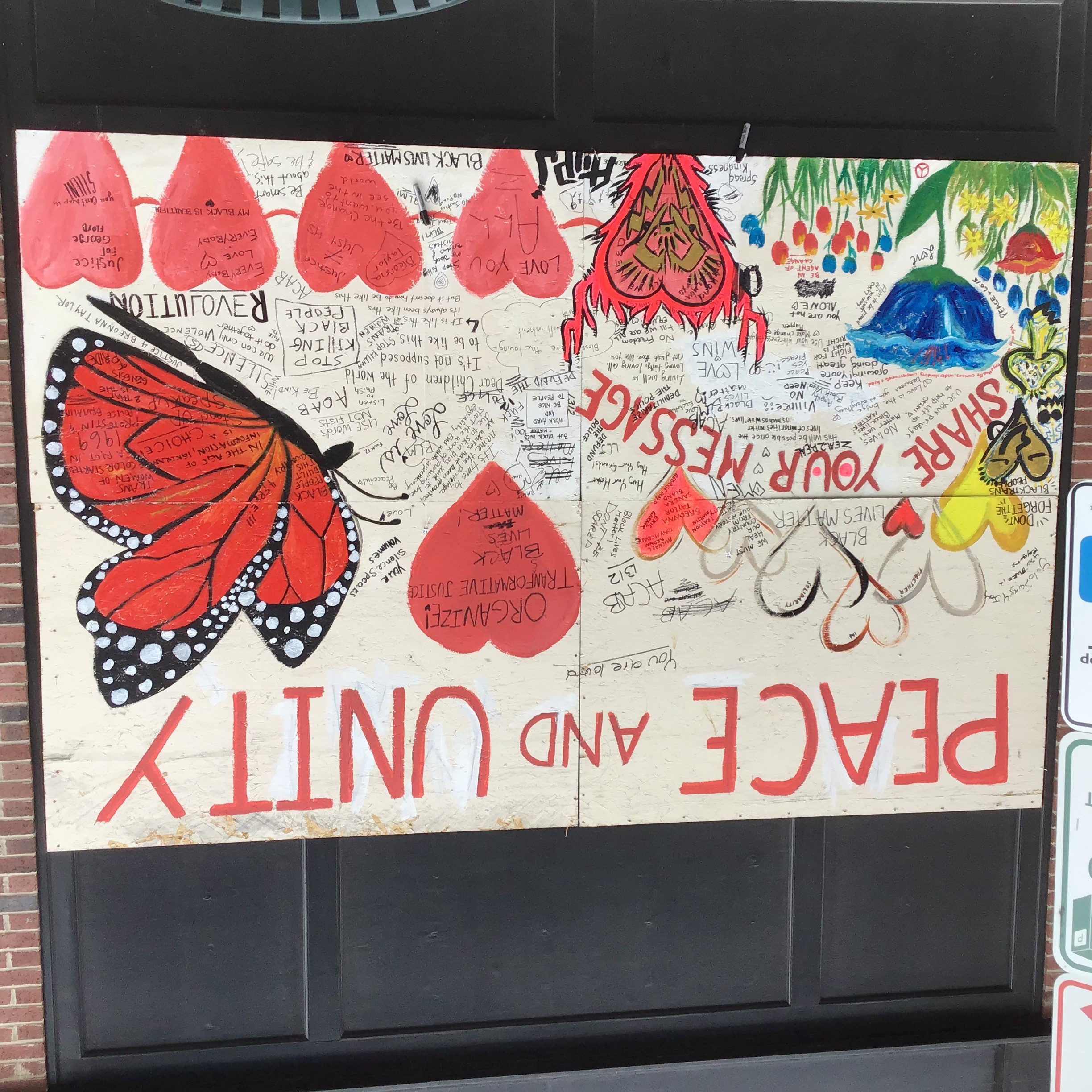 Portland art gallery owner turns boarded-up window into public mural ...