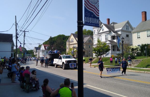 Governor Mills Meets Protesters at the Maine Bicentennial Parade ...